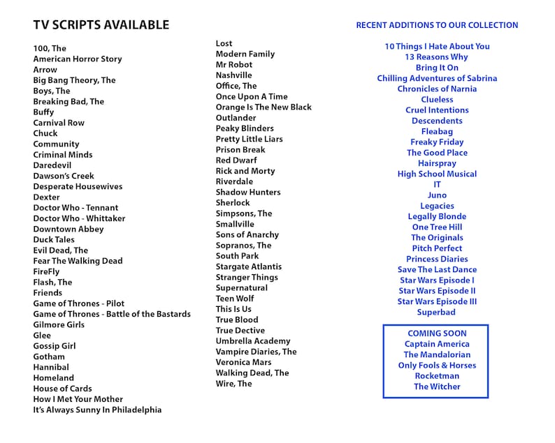 Mean Girls Film Movie Script with Signatures Autograph Reprint | Etsy