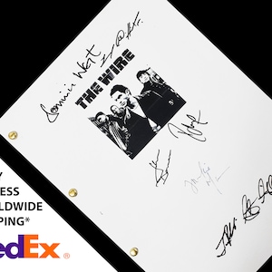 The Wire HBO TV Show Pilot Script With Signatures Autographs Reprint ...