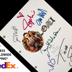 Loki TV Script With Signatures Autograph Reprint Tom Hiddleston Sophia ...