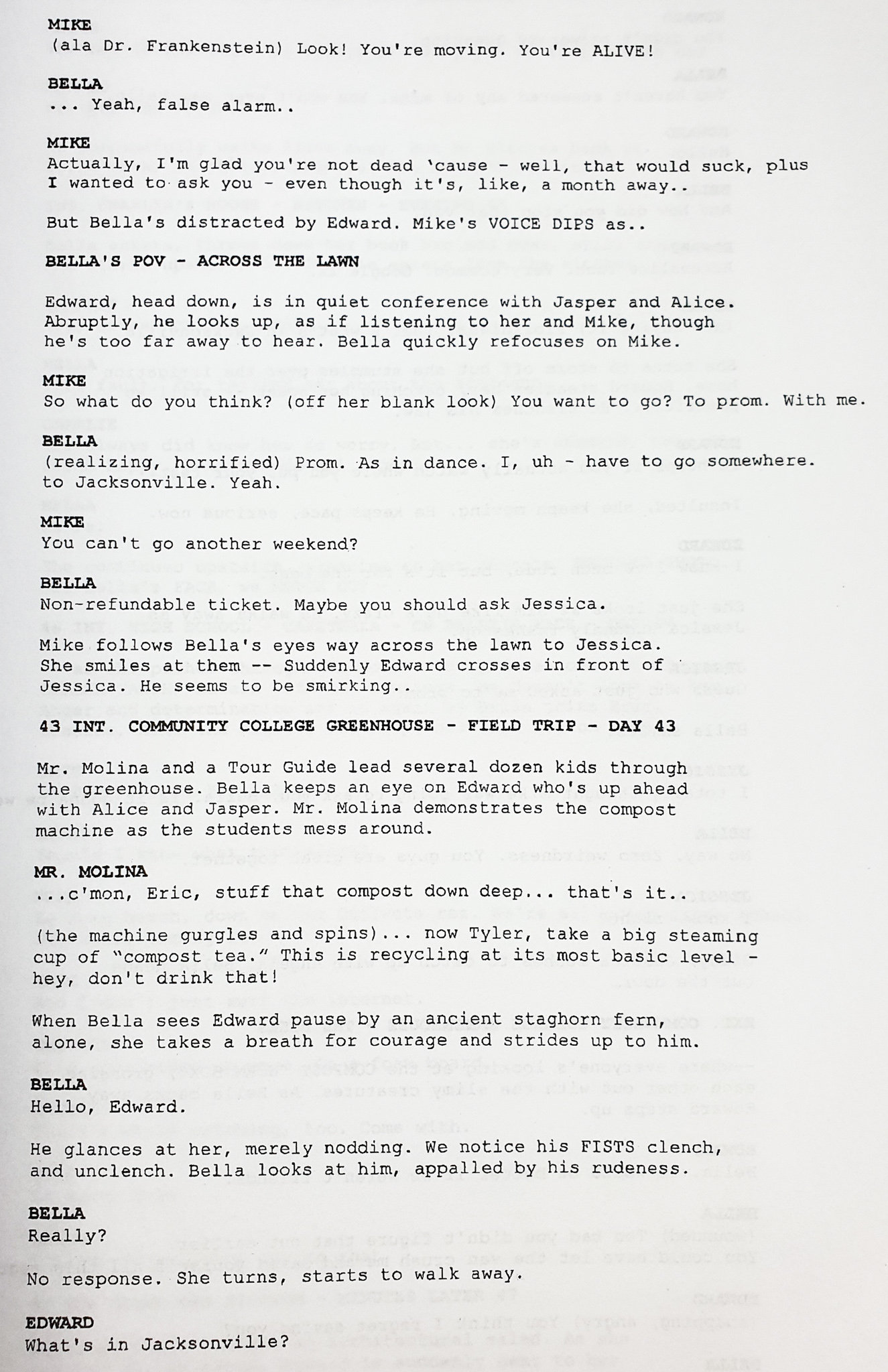 Twilight Film Movie Script Screenplay with Signatures | Etsy