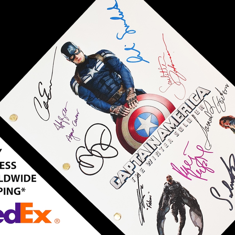 Chris Evans Autographs - Etsy