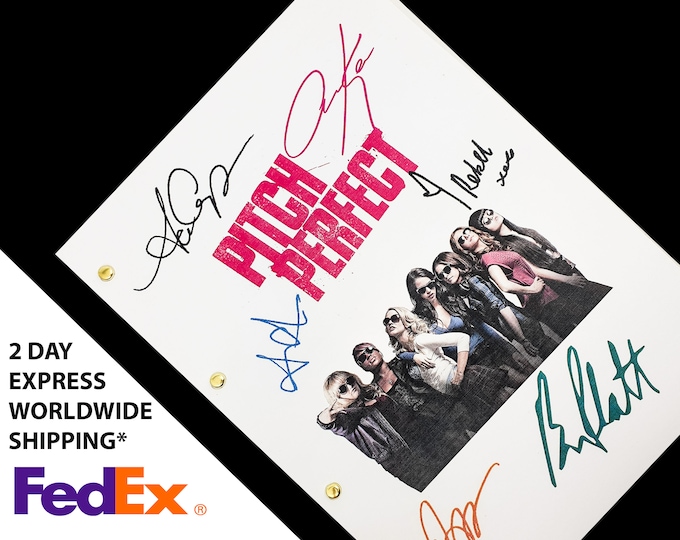 Pitch Perfect Film Movie Script Screenplay Signatures - Etsy