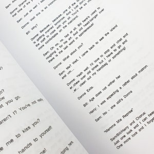 Mamma Mia Movie Musical Script With Signatures Autograph Reprint Meryl ...