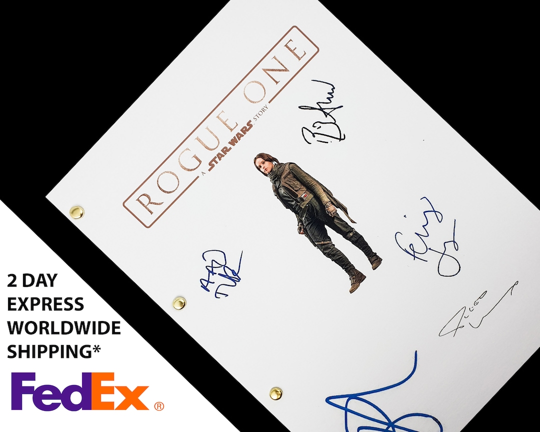 Rogue One A Star Wars Story Movie Film Script Screenplay With ...