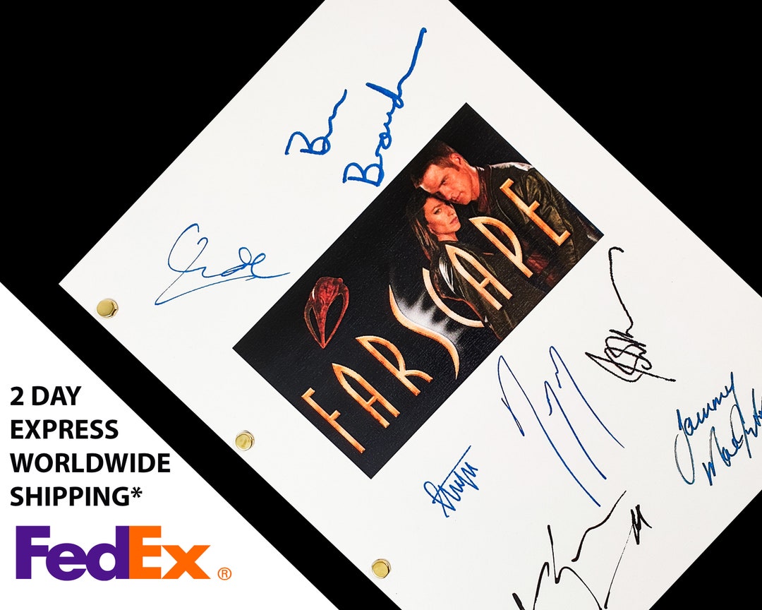Farscape TV Script With Signatures Autographs Reprint Anthony Simcoe ...