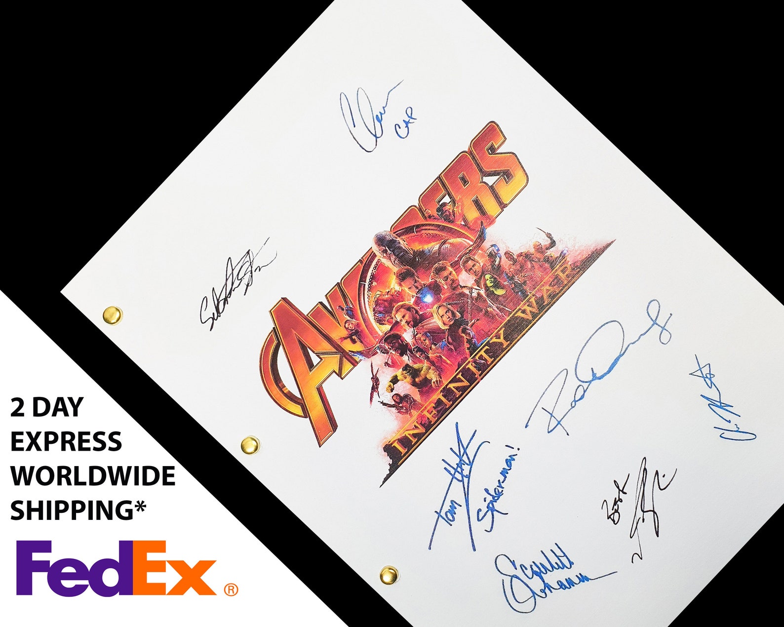 Avengers Infinity War Marvel Movie Film Script Screenplay - Etsy UK