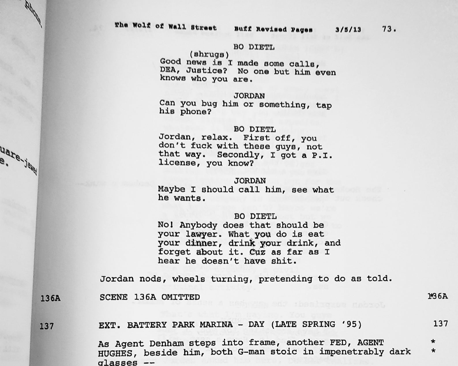 The Wolf of Wall Street Movie Film Script with Signatures | Etsy