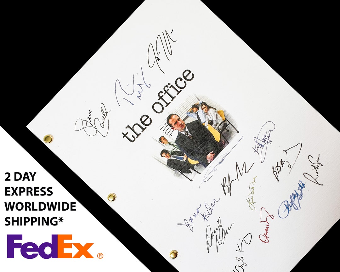 The Office US TV Show Pilot Script Screenplay With Signatures ...