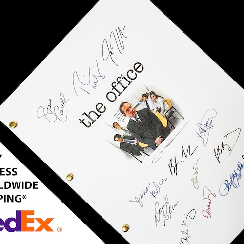 The Office TV Pilot Signed Script Autograph Screenplay Steve - Etsy