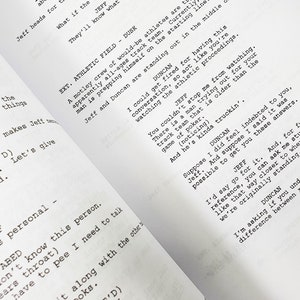 Community TV NBC Sitcom Pilot Script, Screenplay With Signatures ...