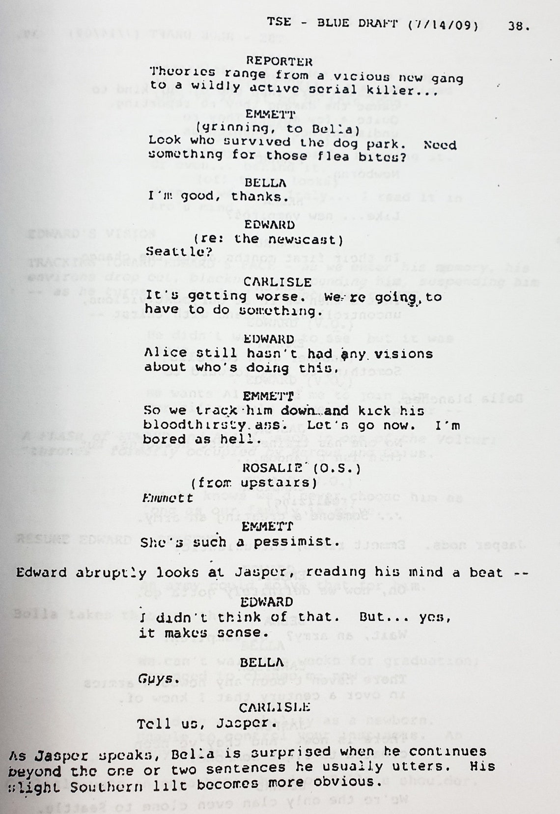 Twilight Eclipse Film Movie Script Screenplay With Signatures | Etsy