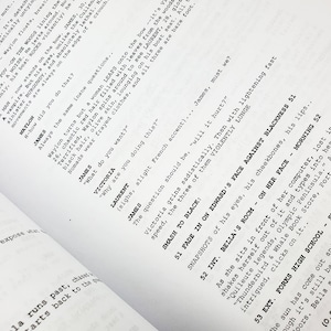 Twilight Film Movie Script Screenplay With Signatures, Autographs ...