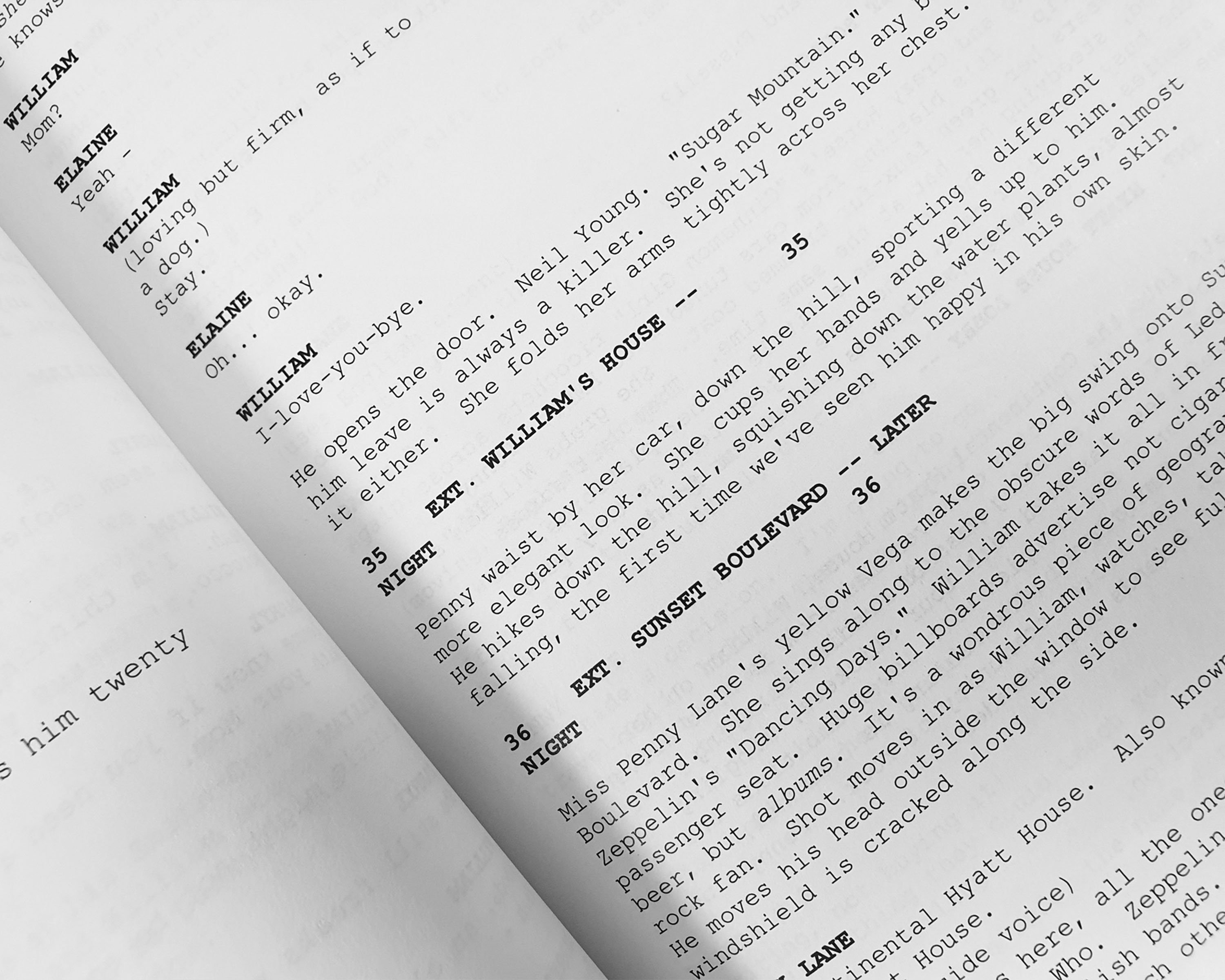 Almost Famous Movie Film Script Screenplay Kate Hudson Billy | Etsy