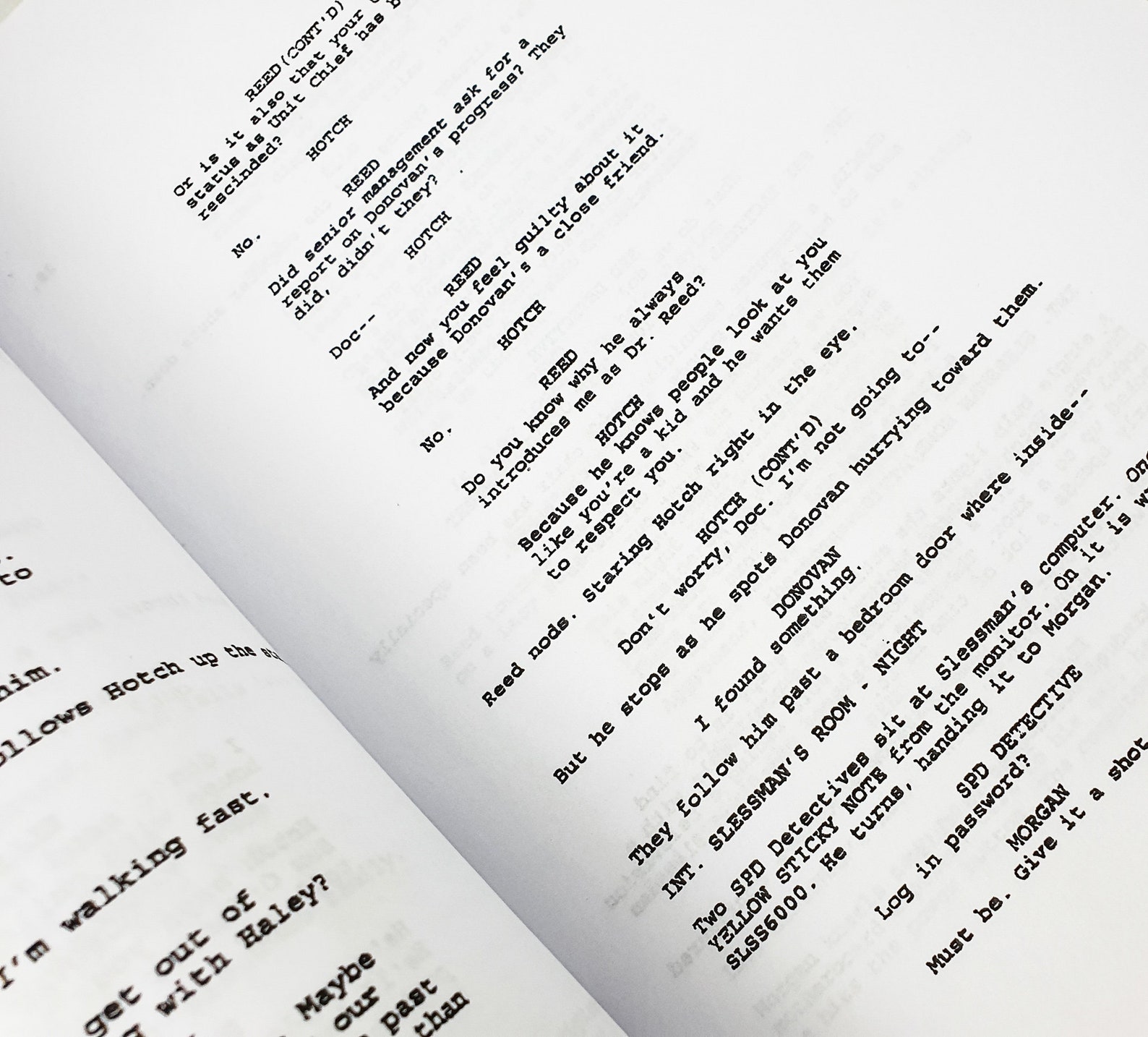 Criminal Minds TV Pilot Script Screenplay With Signatures - Etsy UK