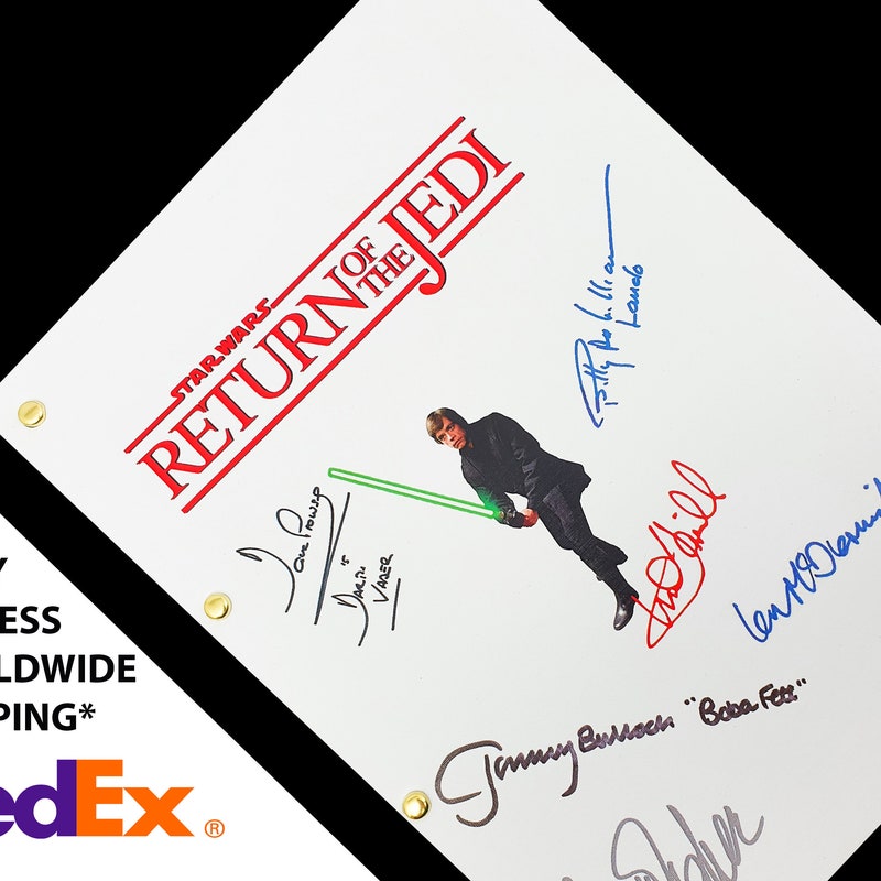 Return of the Jedi Script - Etsy