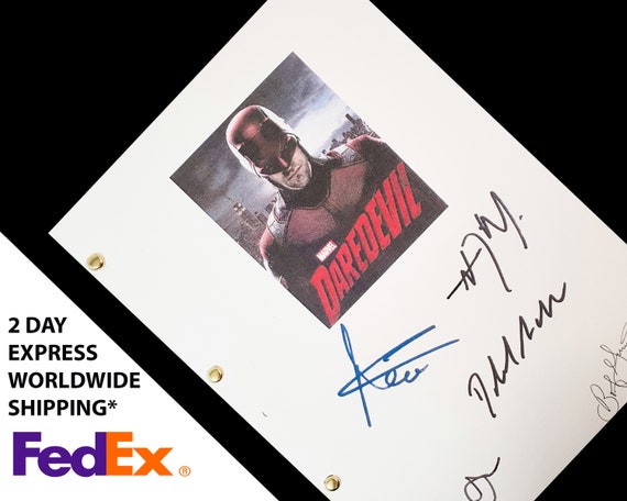 Daredevil Marvel Superhero TV Script Screenplay With - Etsy UK
