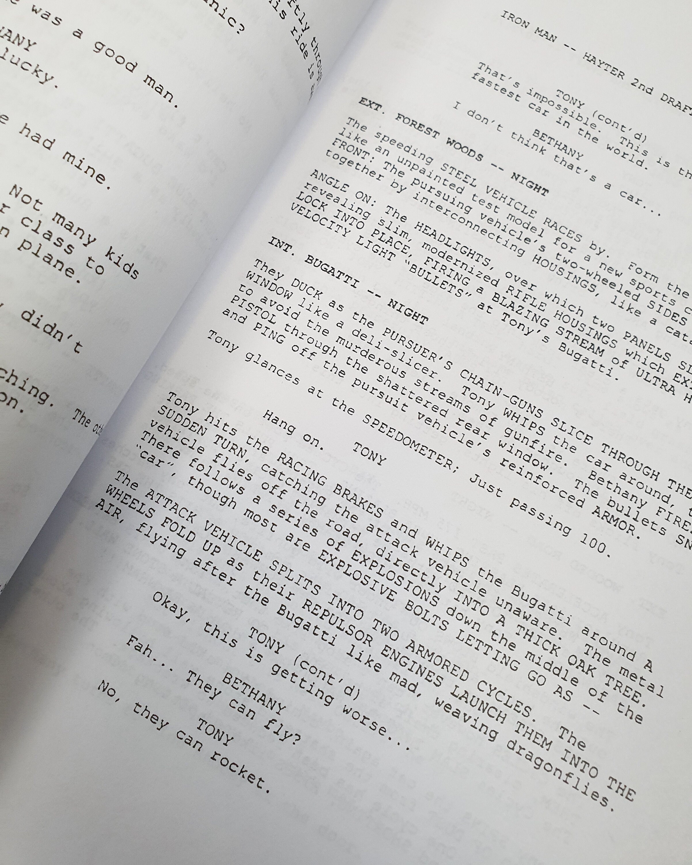 Iron Man Film Movie Script With Signatures Autographs Reprint - Etsy UK