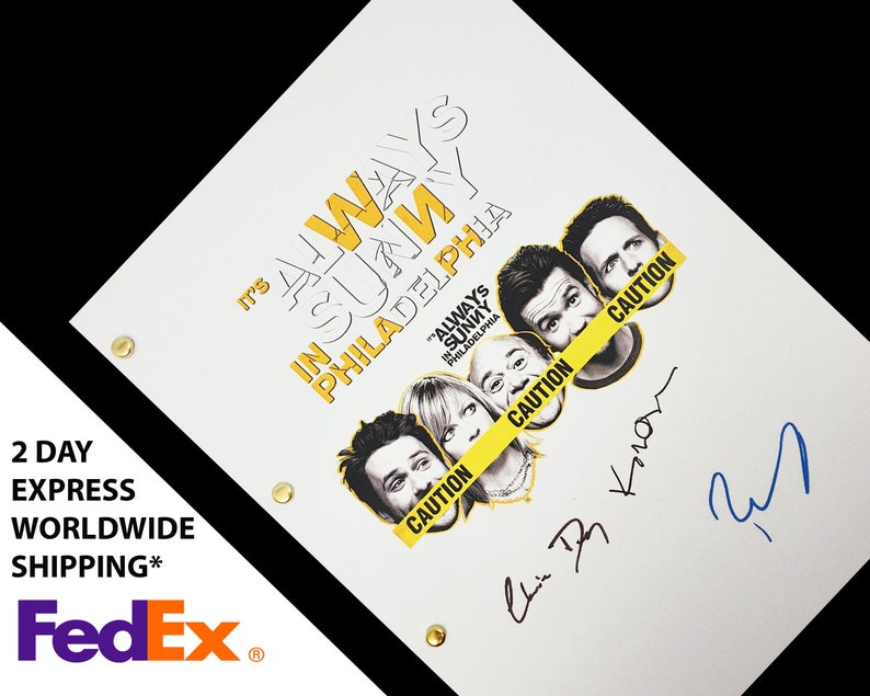 It's Always Sunny in Philadelphia TV Pilot Script Signatures Autograph ...