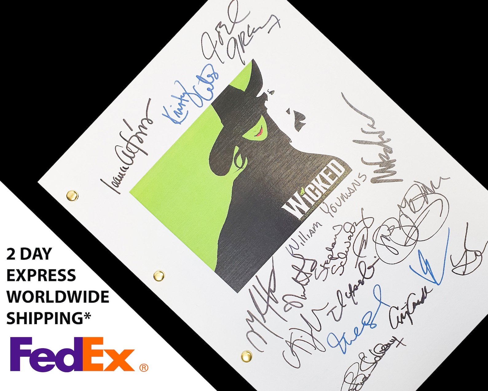 Wicked Broadway West End Musical Script With Signatures - Etsy UK