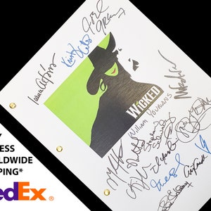 Wicked Script Autograph - Etsy UK