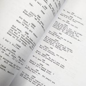 Supernatural TV Script With Signatures Autograph Reprint Jensen Ackles ...