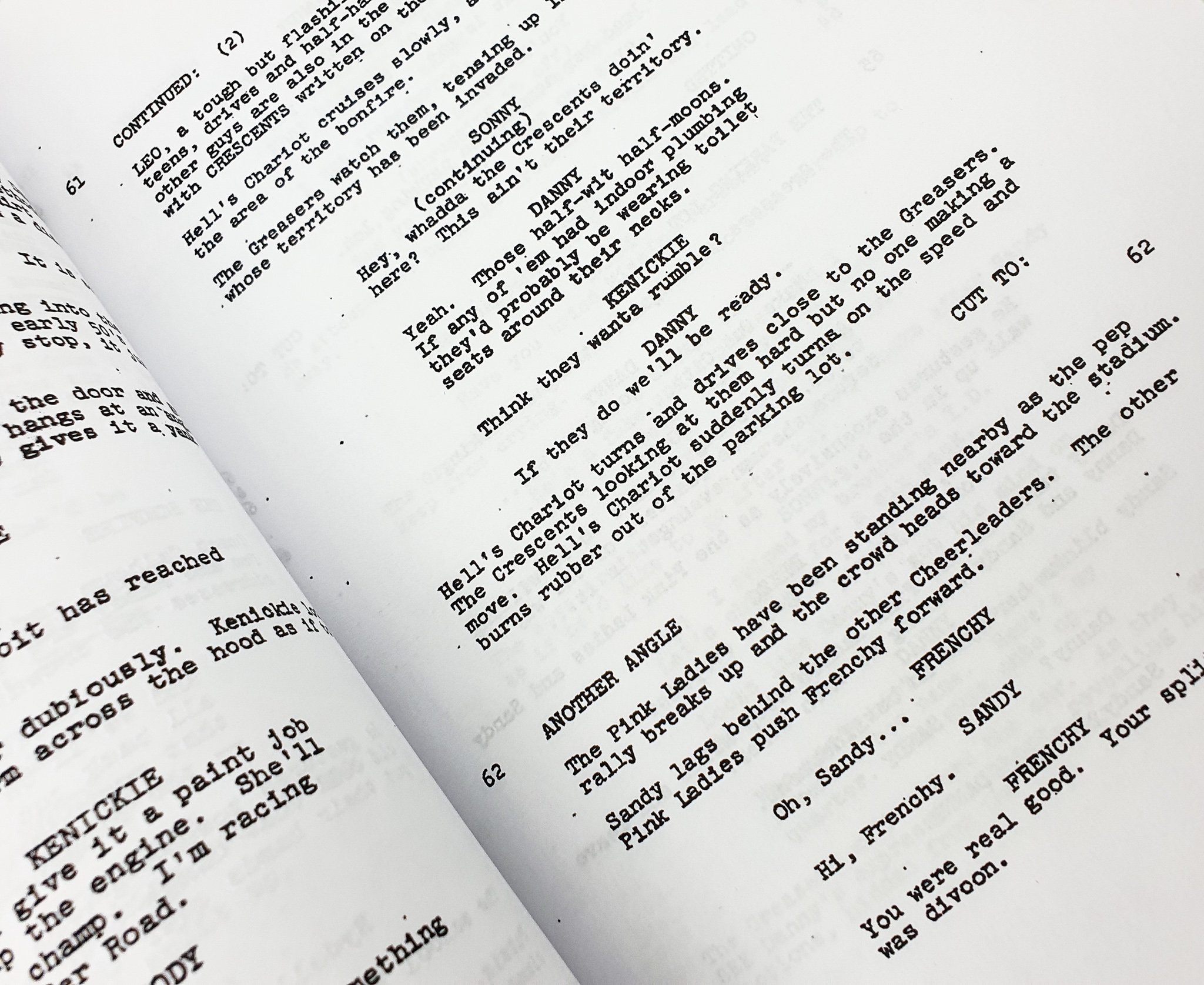 Grease Film Script Screenplay With Signatures Autographs - Etsy UK