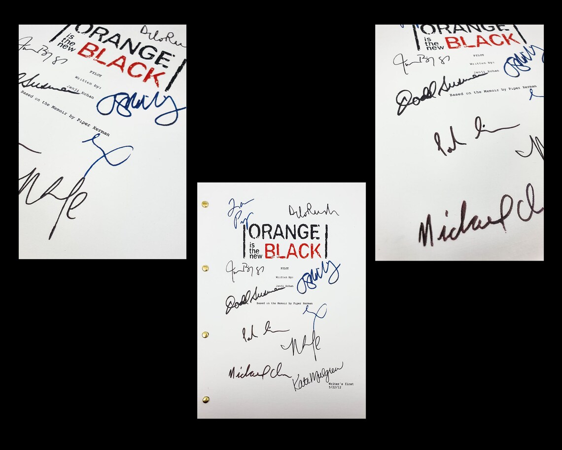 Orange is the New Black TV Script Screenplay Signatures | Etsy