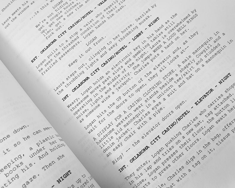 Logan Marvel Film Movie Script Screenplay With Signatures - Etsy