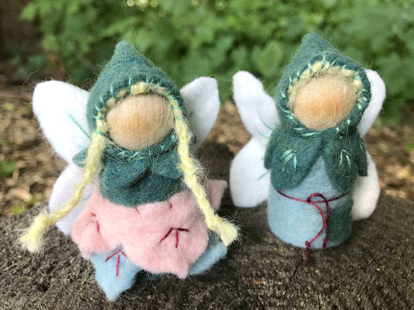 DIY Fairy Folk Sewing Kit: Peg Doll Waldorf Craft With Plant-dyed Wool ...