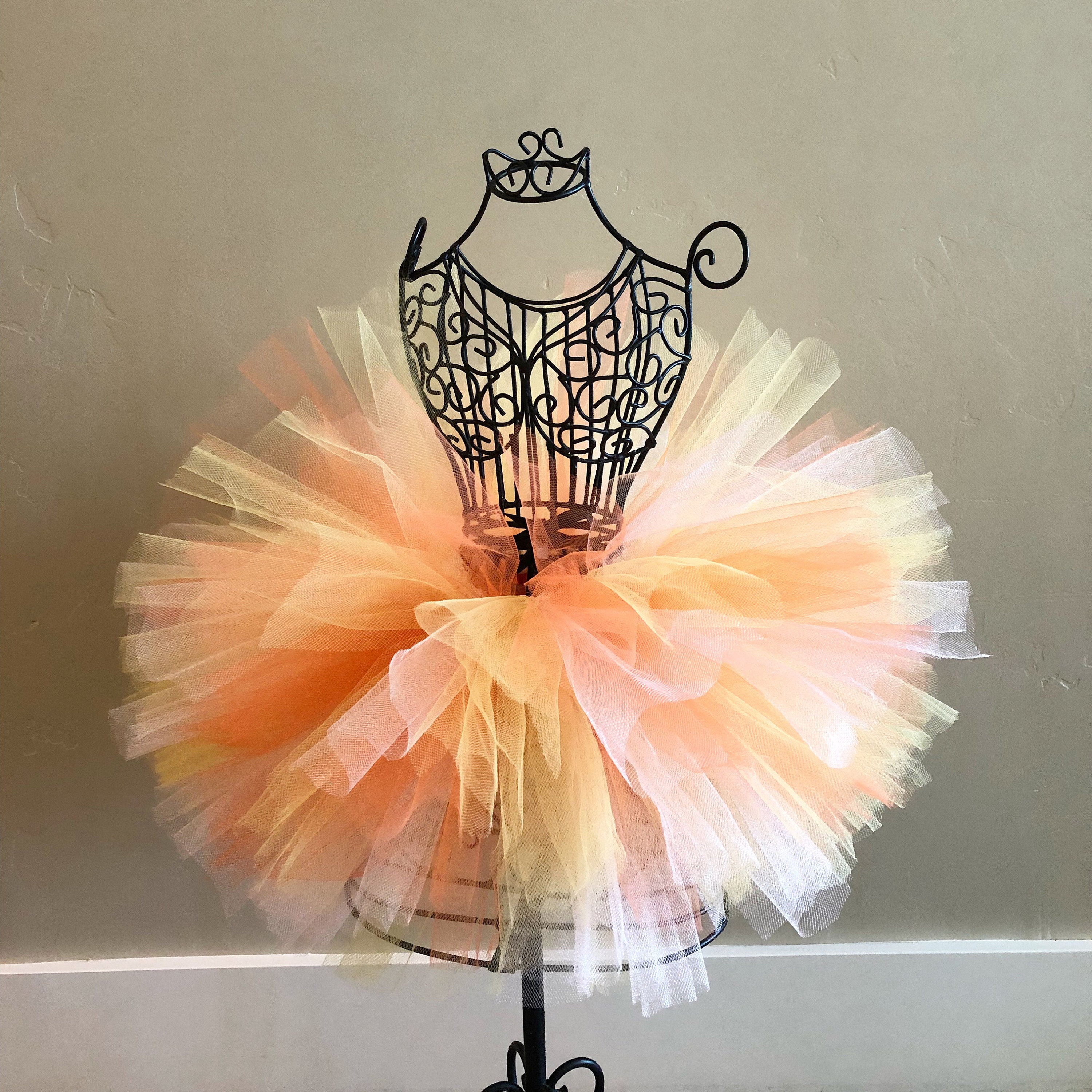 Candy Corn Tutu Light Pink Orange Yellow Halloween Fall Tutu | Etsy