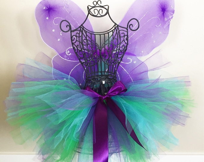 Fairy Set Fairy Tutu Fairy Wings Butterfly Wings Birthday - Etsy