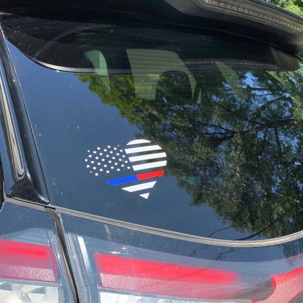 Support Police Car Decal - Etsy