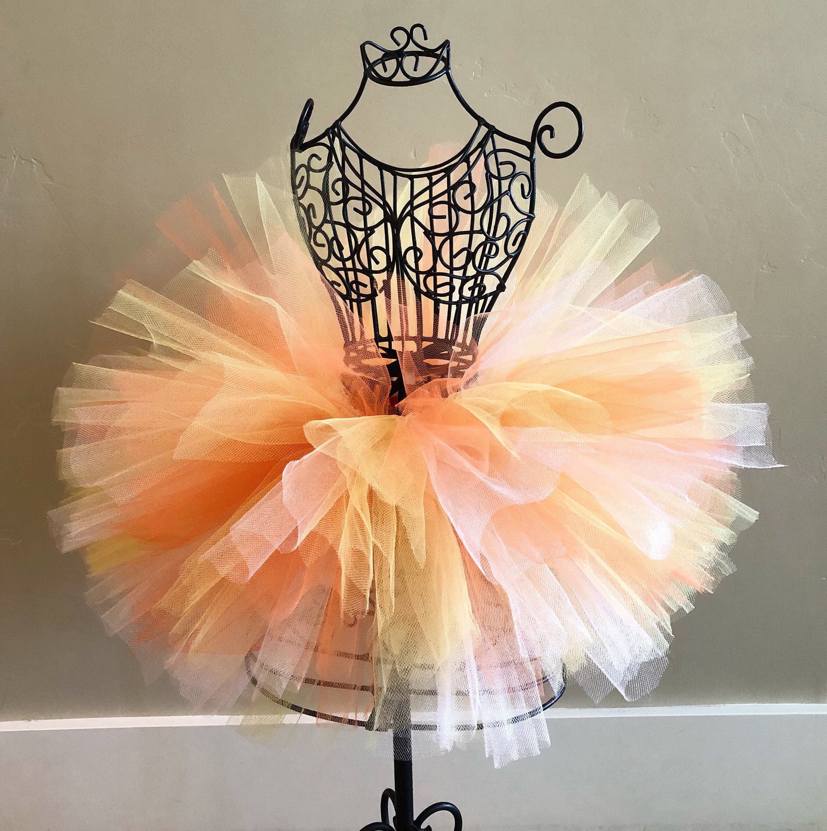 Candy Corn Tutu Light Pink Orange Yellow Halloween Fall Tutu | Etsy