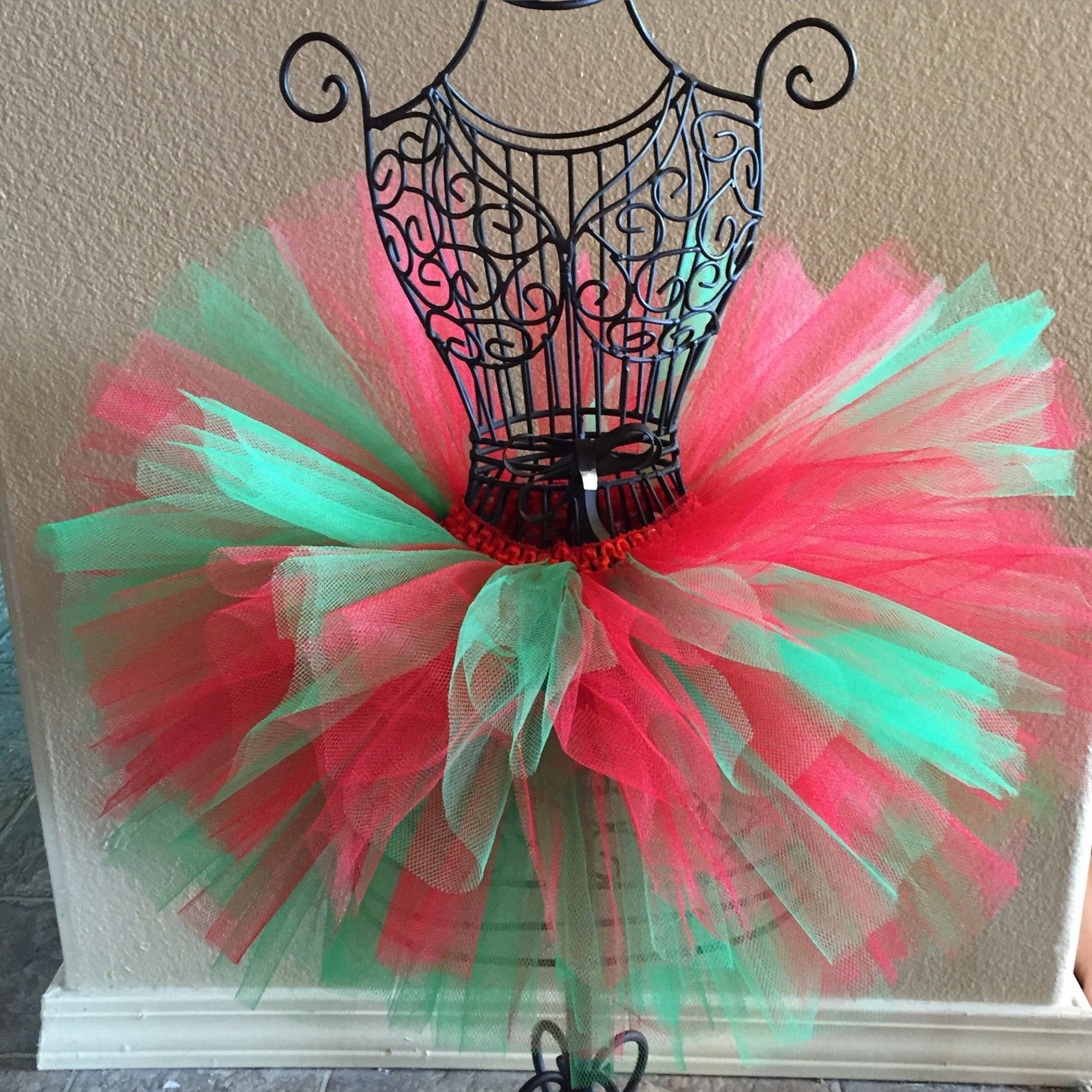 Christmas Tutu, Green and Red Tutu, Baby Girl Christmas Tutu, Holiday ...