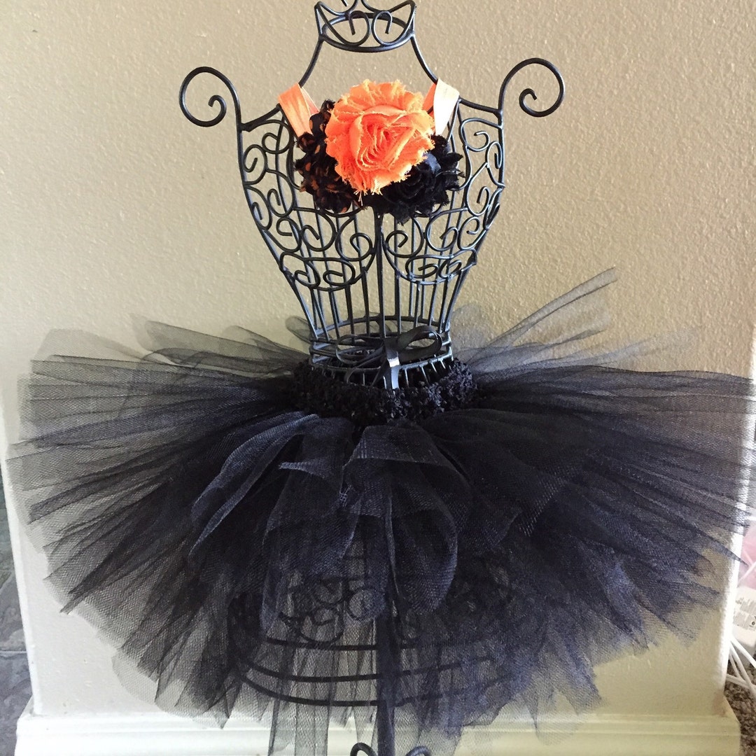 Black Baby Girl Tutu Halloween Tutu Set Orange and Black - Etsy