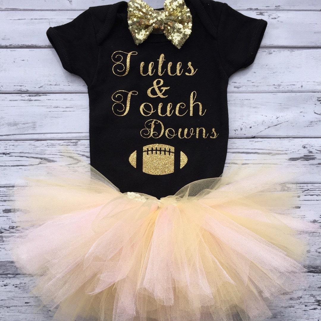 Tutus & Touchdowns Tutu Touchdowns and Tutus Baby Girl Football Outfit ...