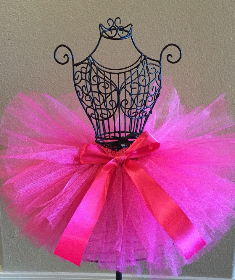 Pink Tutu Hot Pink Tutu Fuschia Pink Tutu Birthday Tutu Baby | Etsy