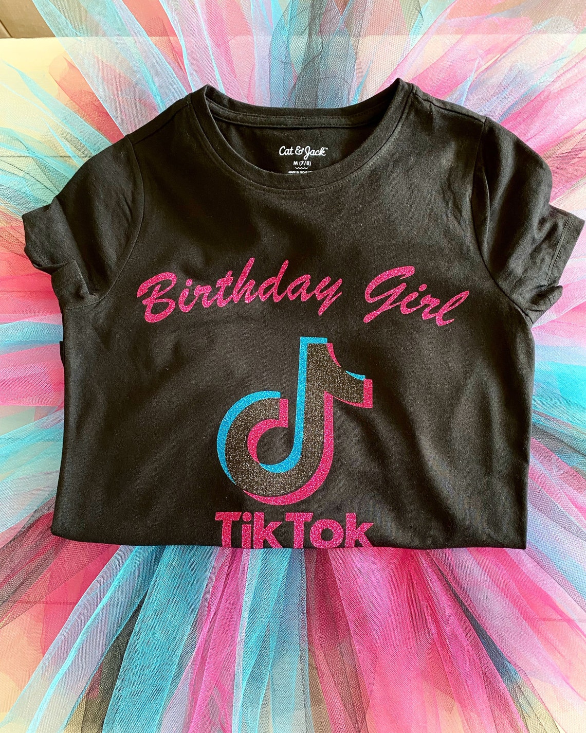 Tik Tok Birthday Outfit Tik Tok Shirt Tik Tok Birthday Tutu Etsy