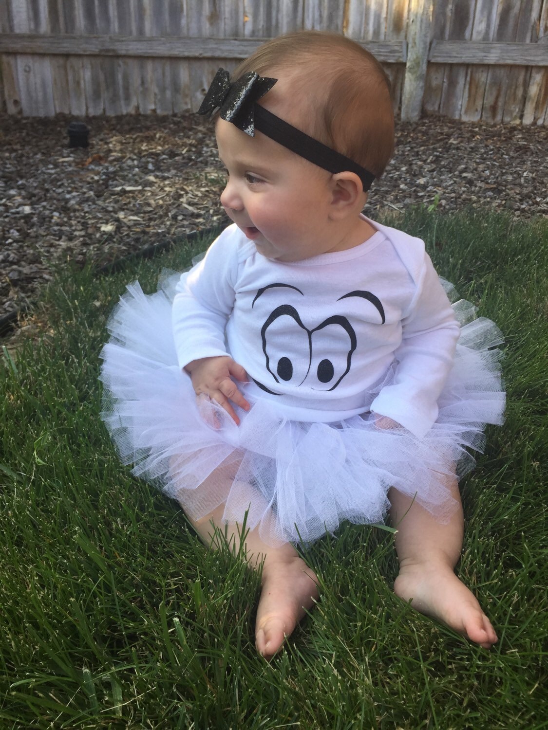 Ghost Baby Girl Tutu Set 1st Halloween Tutu Outfit White Ghost - Etsy