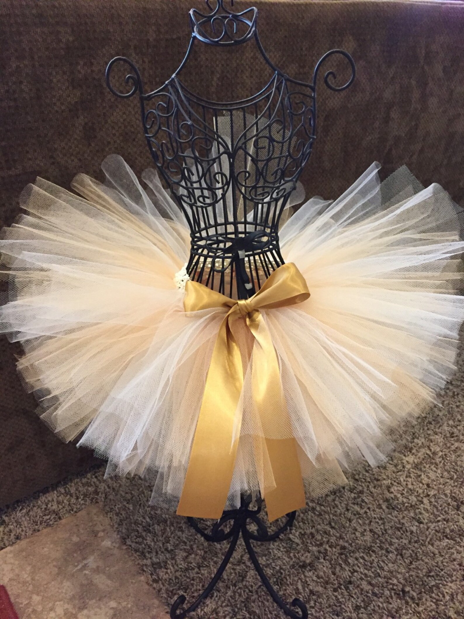 Gold and Ivory Tutu Flower Girl Tutu Princess Tutu Baby - Etsy