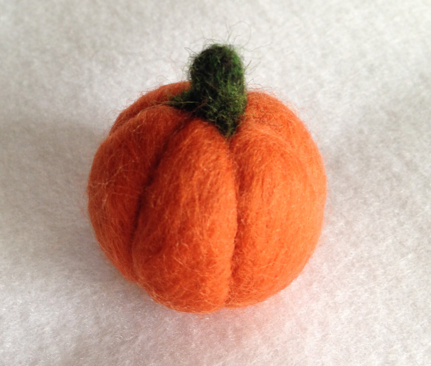 Needle Felted Pumpkin Handcrafted From Merino Wool for Halloween or ...