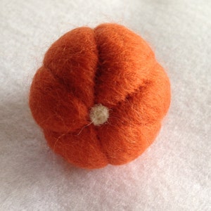 Needle Felted Pumpkin Handcrafted From Merino Wool for Halloween or ...