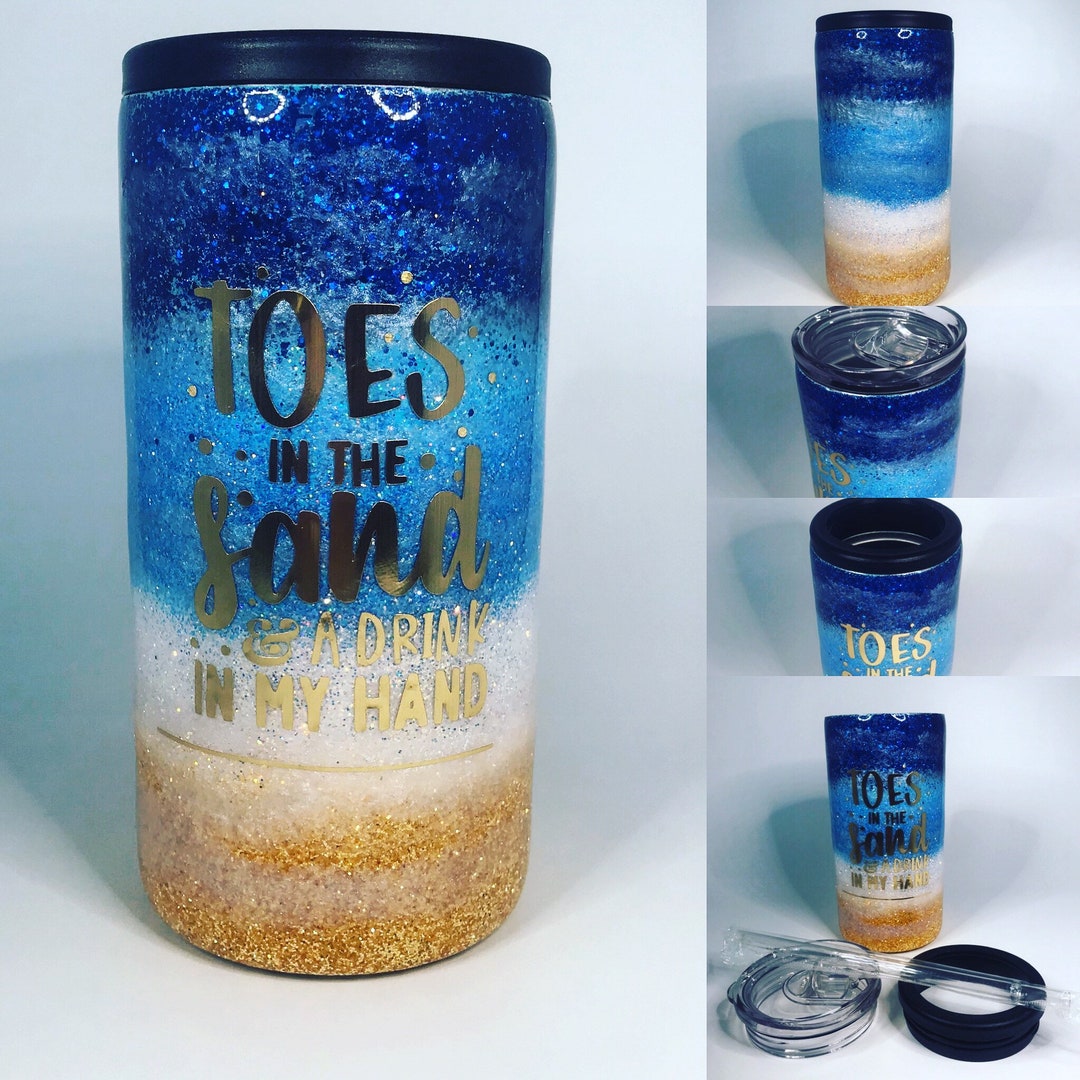 12 Oz. Slim Beach Douzie - Etsy