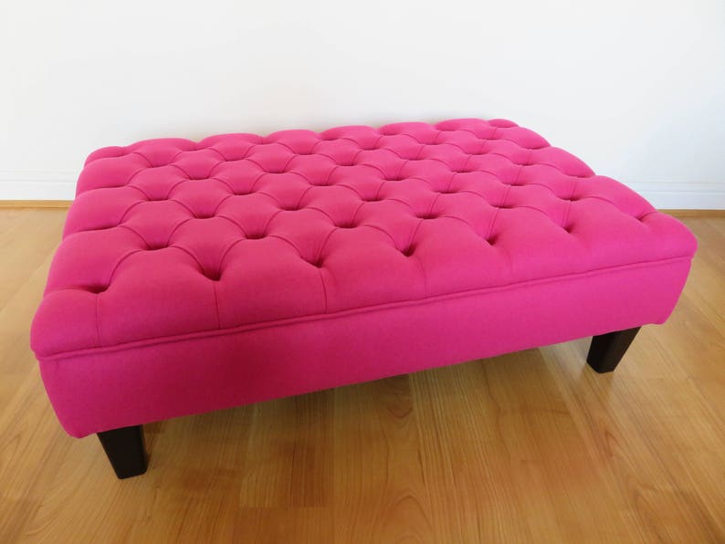 Luxury Upholstered Deep Buttoned Storage Footstool/ottoman. - Etsy UK