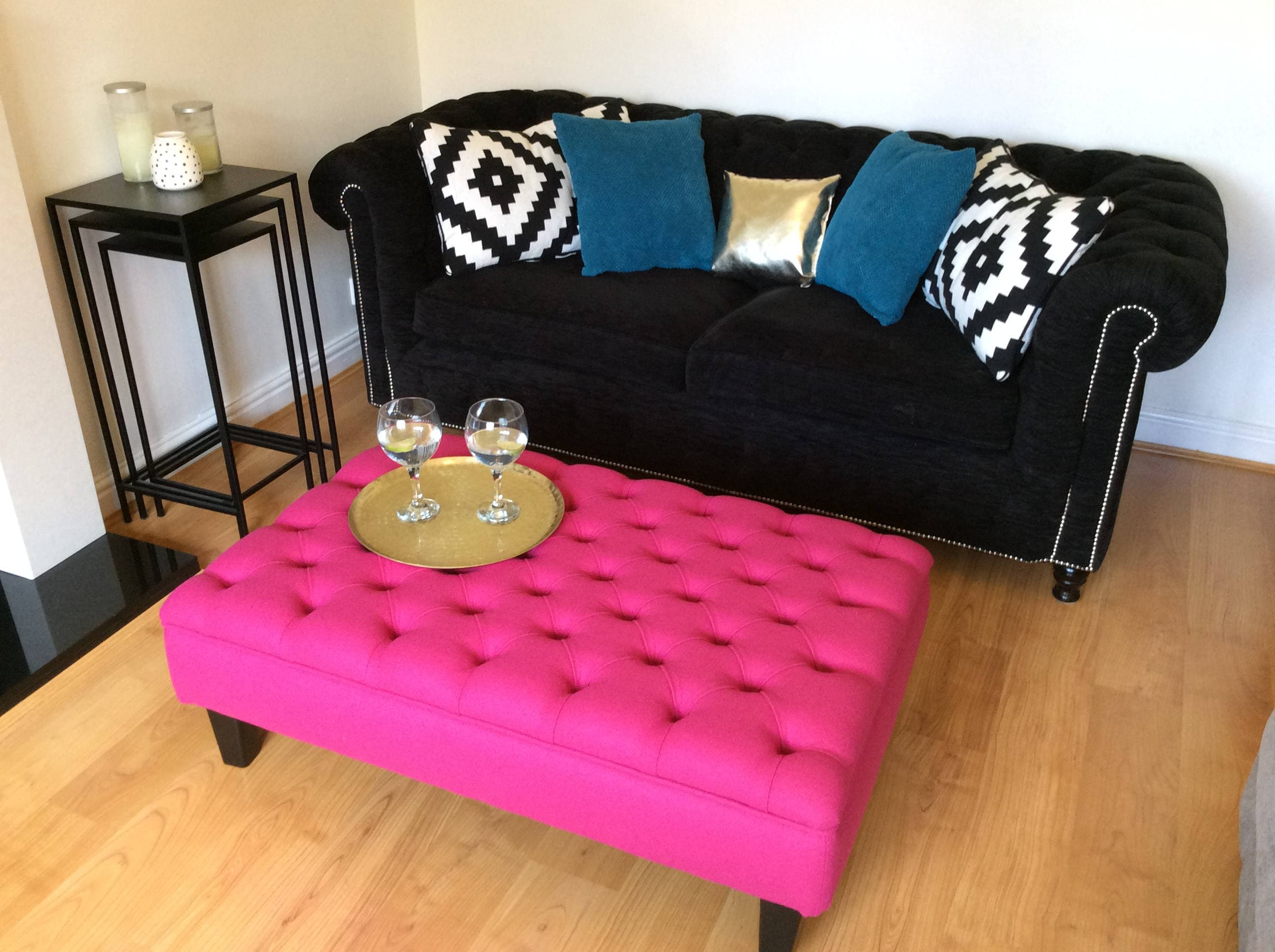 Luxury Upholstered Deep Buttoned Storage Footstool/ottoman. - Etsy UK