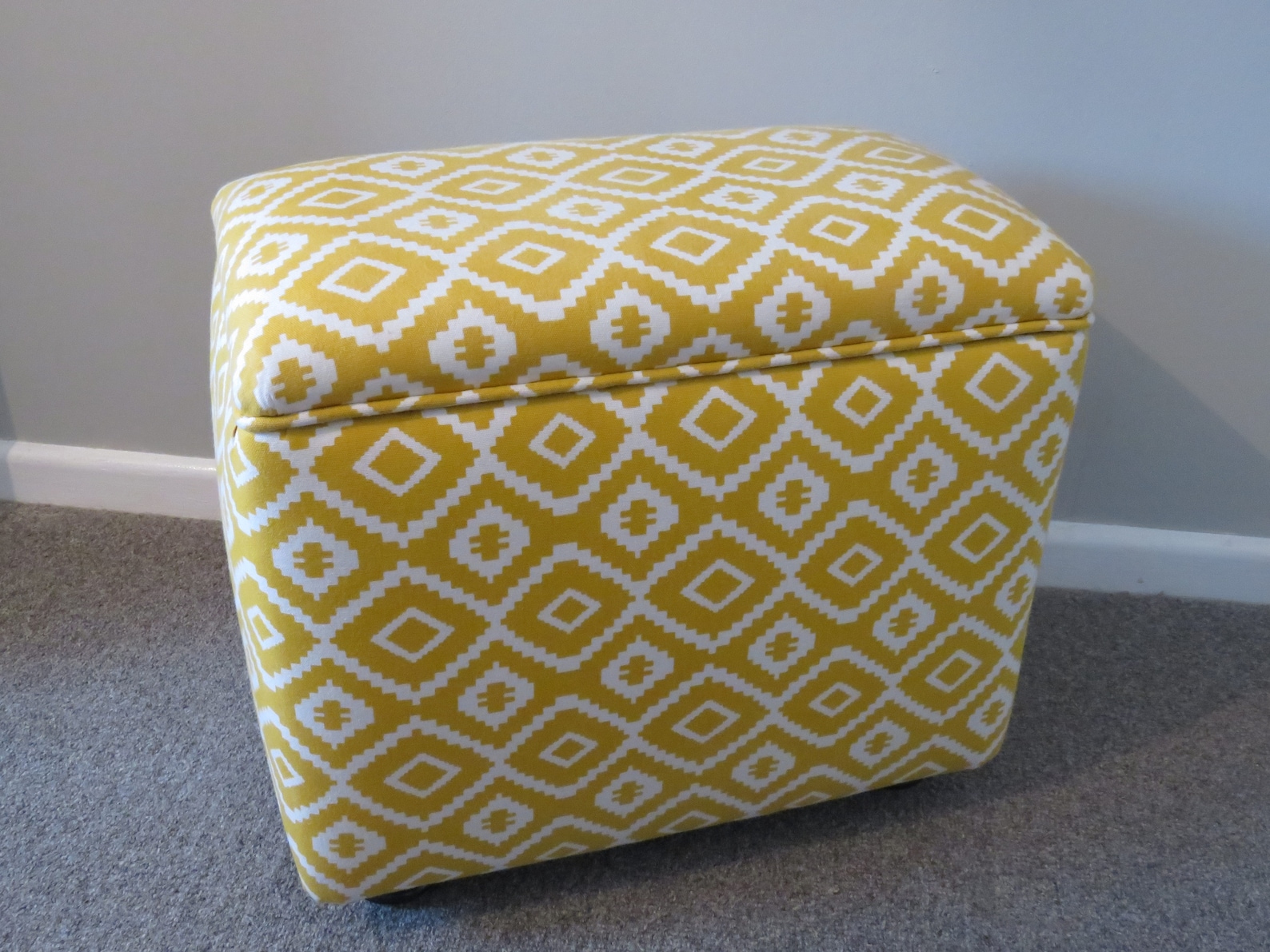 Handmade Upholstered Dressing Table Storage Stool Ottoman - Etsy UK