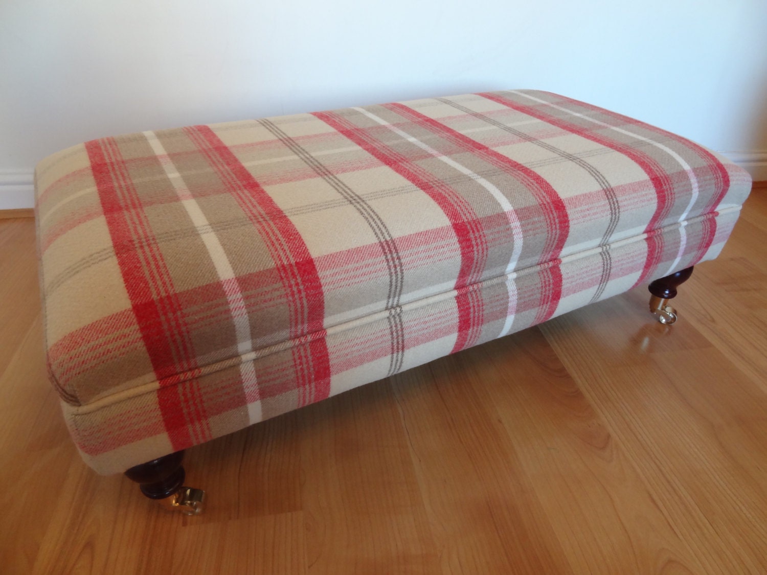 Luxury Handmade Upholstered Footstool/coffee Table in Your Own - Etsy
