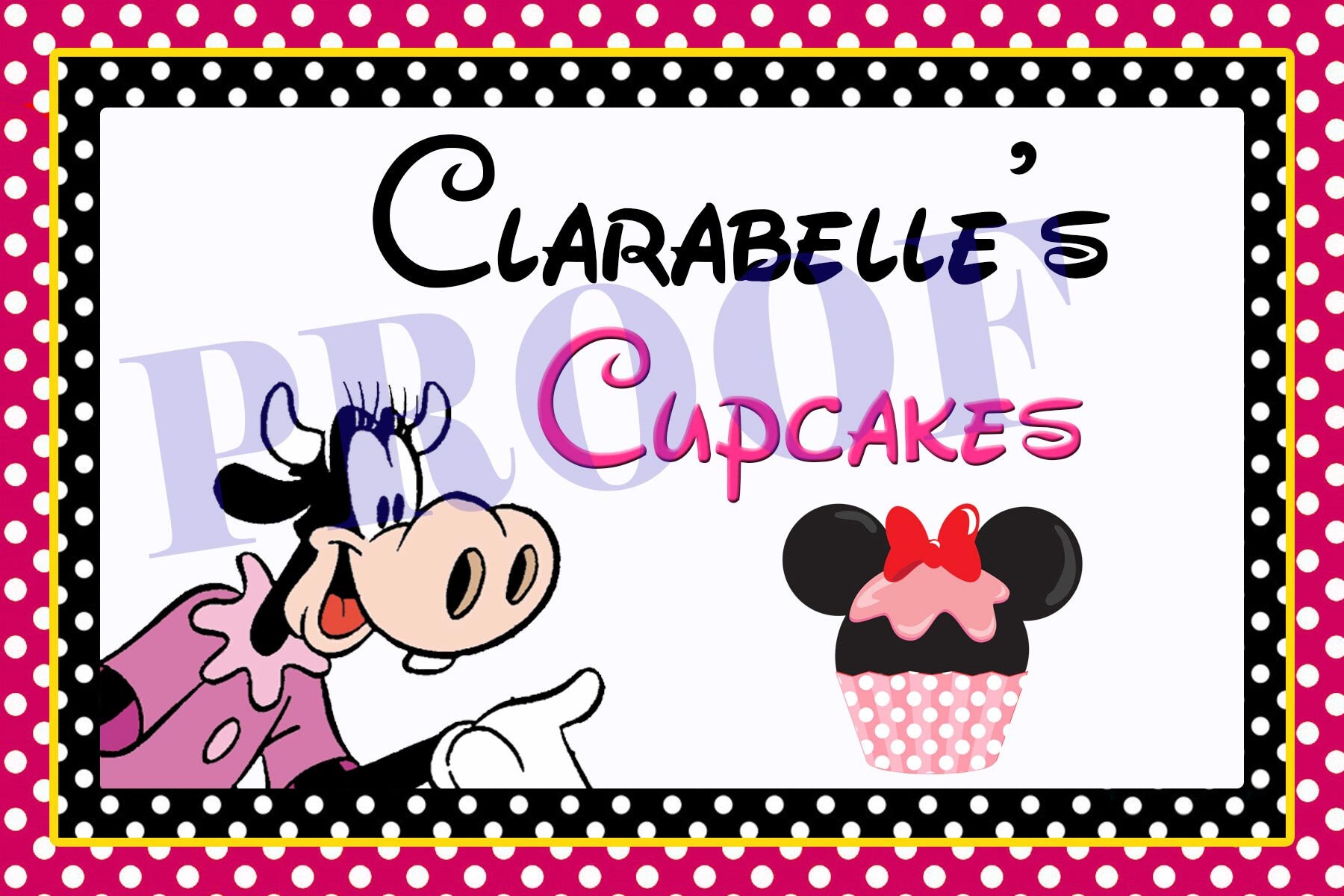 5 Disney Party Food Digital Labels Signs INSTANT DOWNLOAD | Etsy