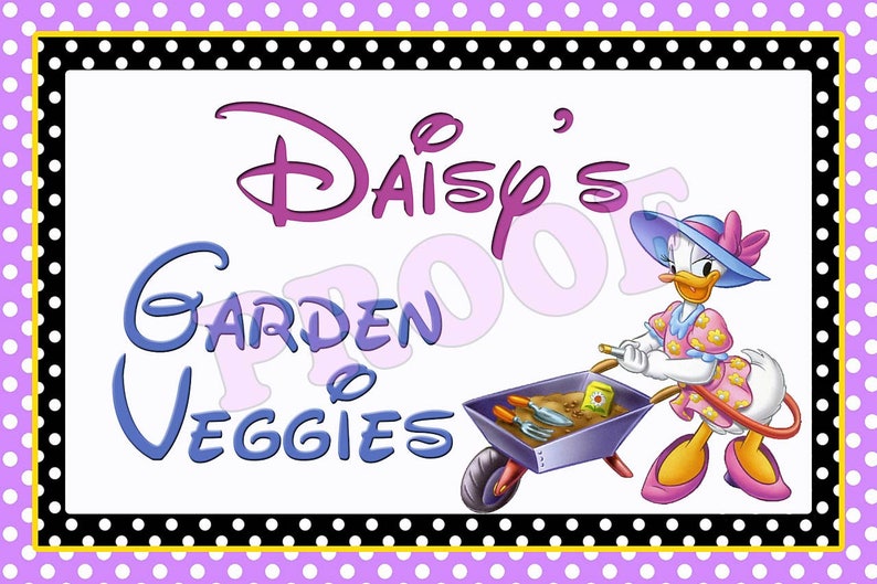 5 Disney Party Food Digital Labels Signs INSTANT DOWNLOAD - Great for ...