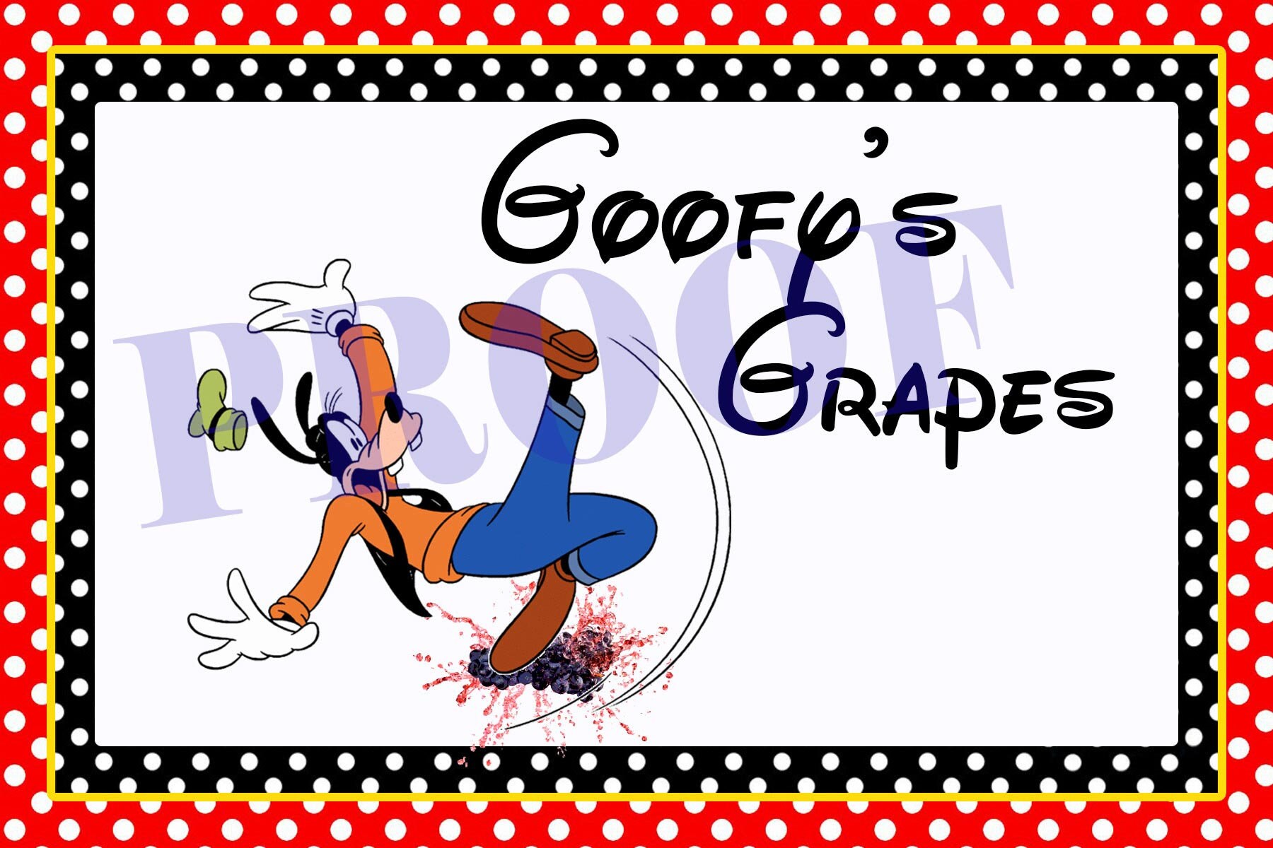 5 Disney Party Food Digital Labels Signs INSTANT DOWNLOAD - Great for ...